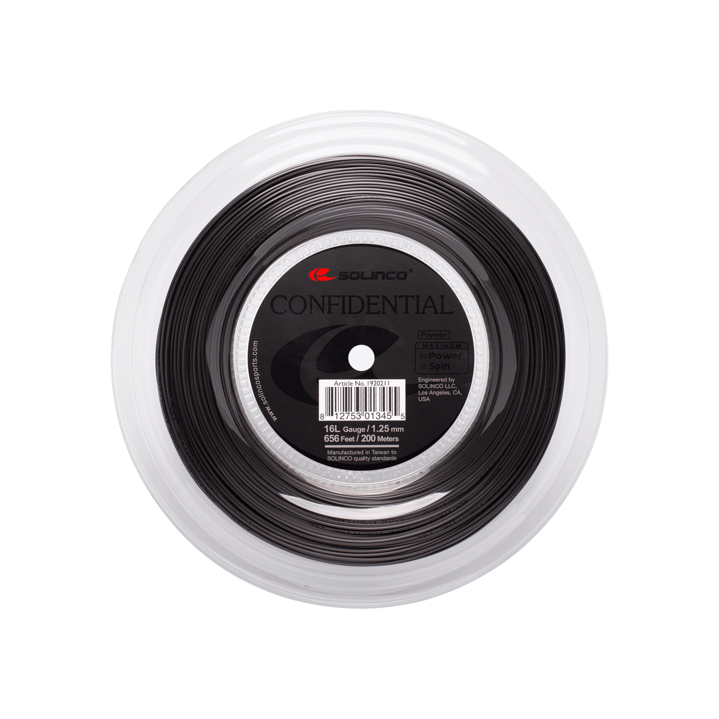 Solinco Confidential Tennis String Reel | Solinco Australia – Solinco ...