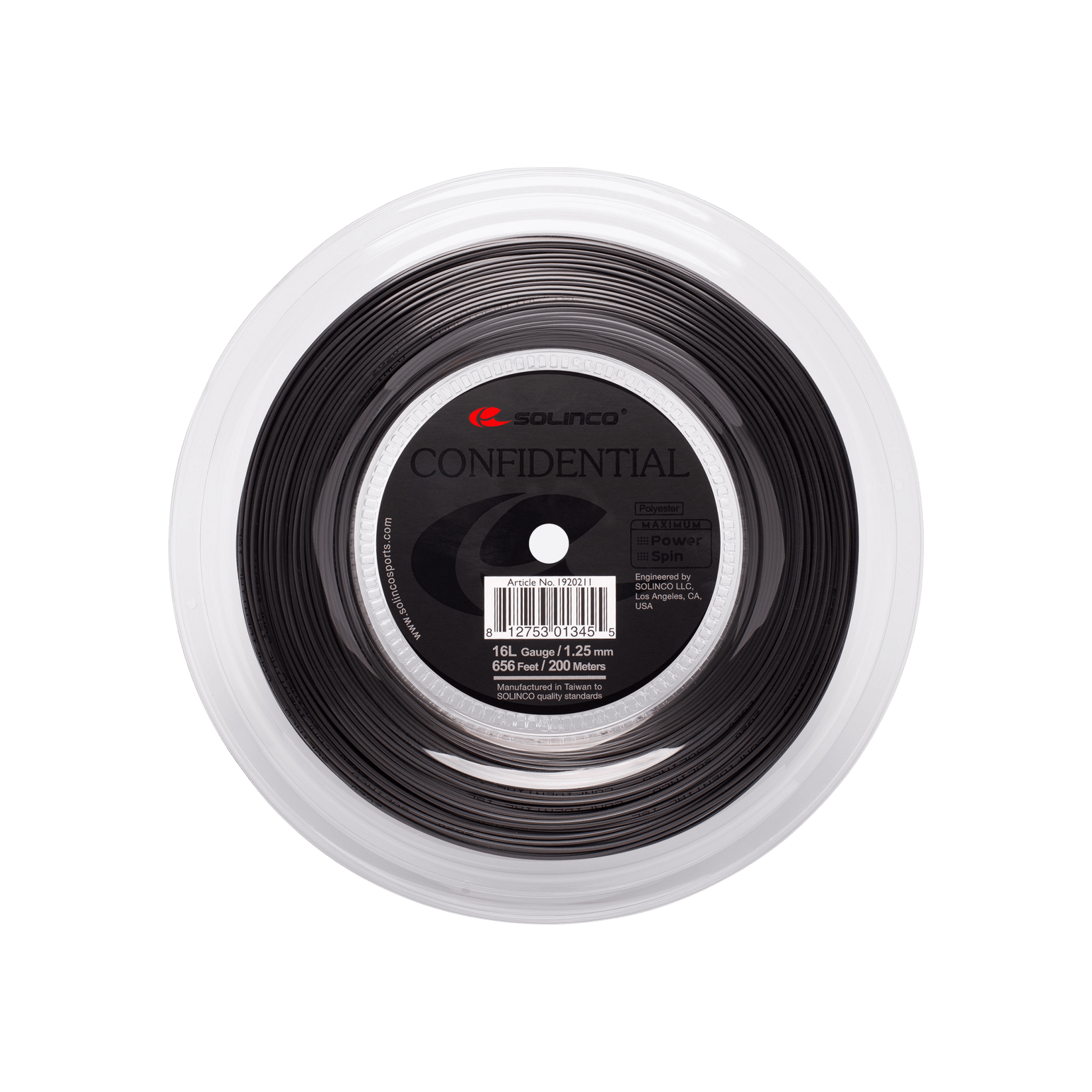 Solinco Confidential Tennis String Reel | Solinco Australia – Solinco ...