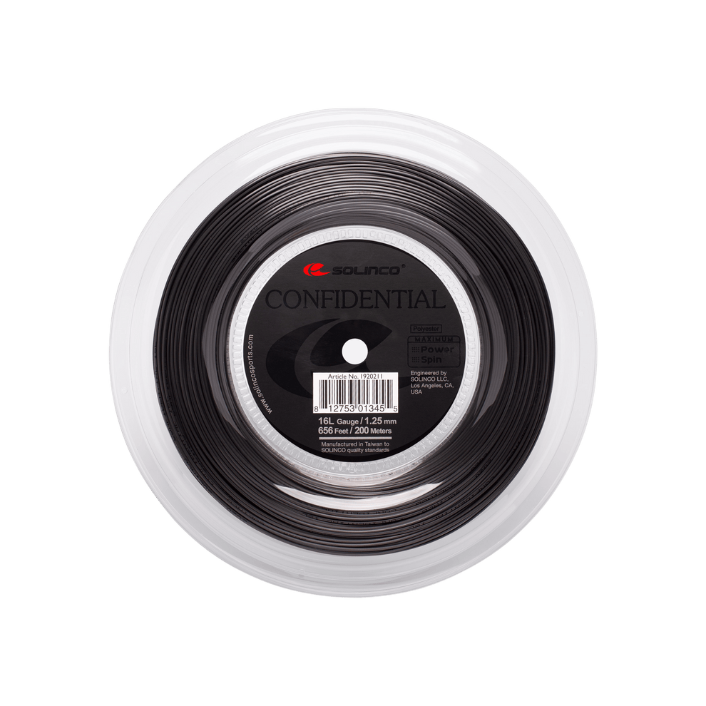 Solinco Confidential Tennis String Reel | Solinco Australia – Solinco ...