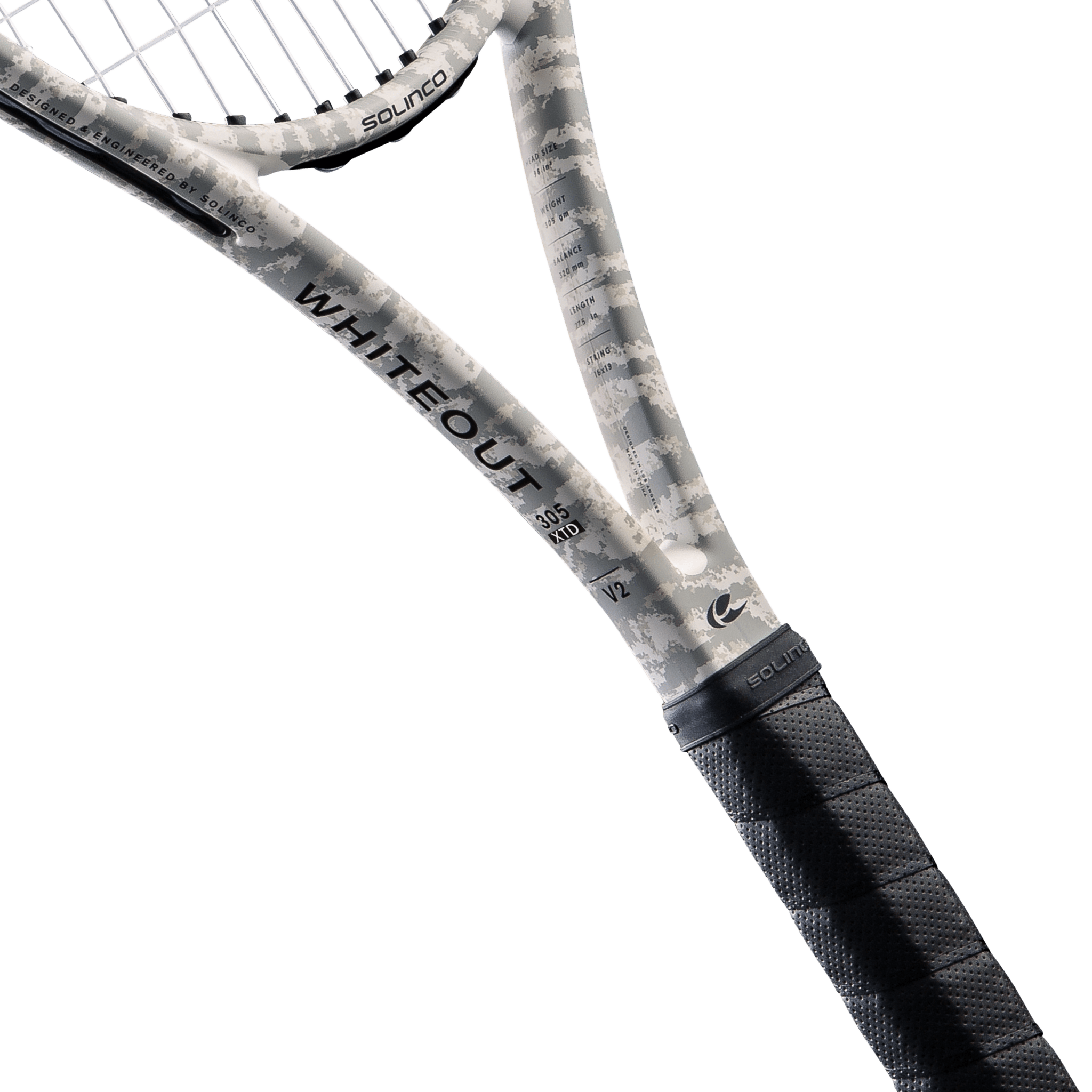 Solinco Whiteout V2 305 XTD Tennis Racquet – Solinco Sports Australia ...